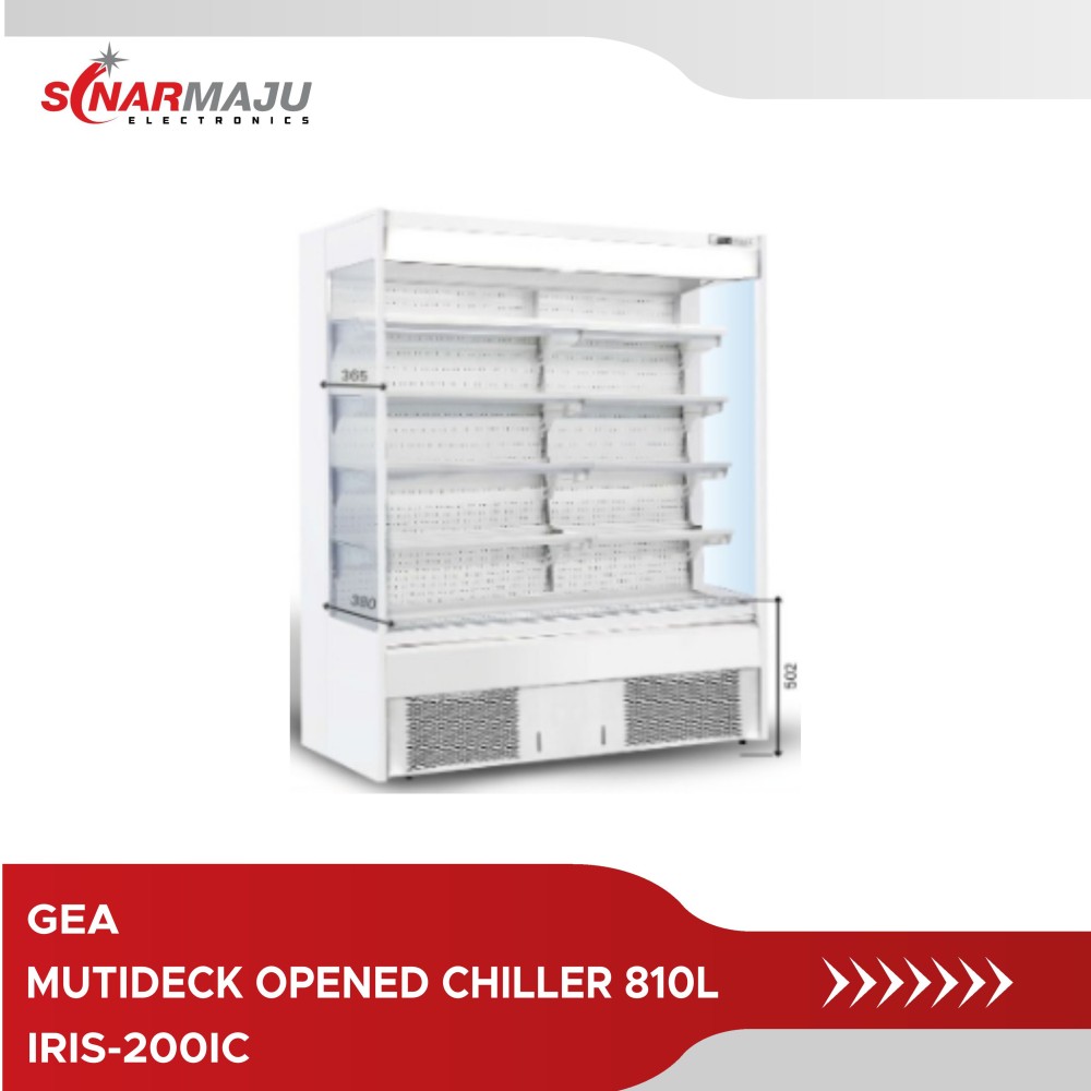 MULTIDECK OPENED CHILLER GEA IRIS-200IC