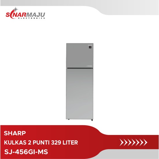 Kulkas 2 Pintu SHARP 329 liter SJ-456GI-MS