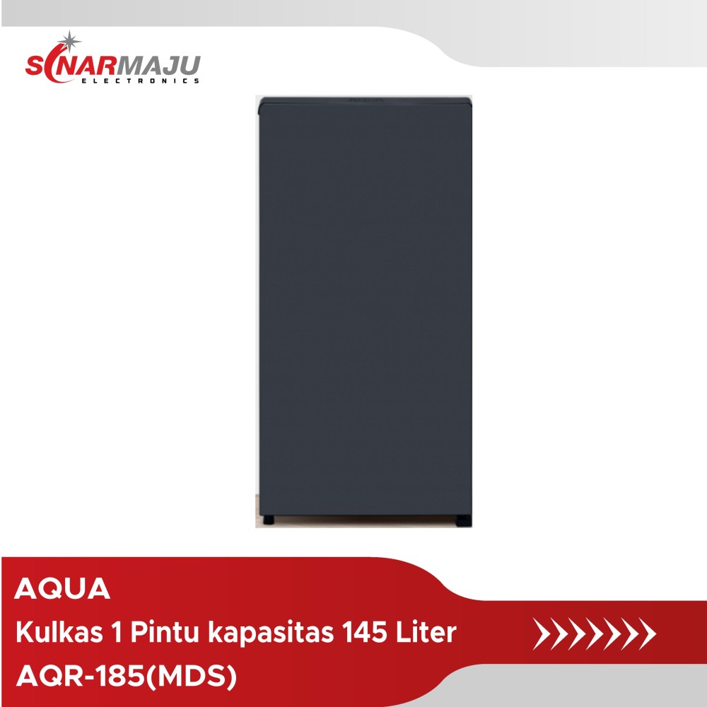Kulkas 1 Pintu Aqua 145 Liter AQR-D185 MDS