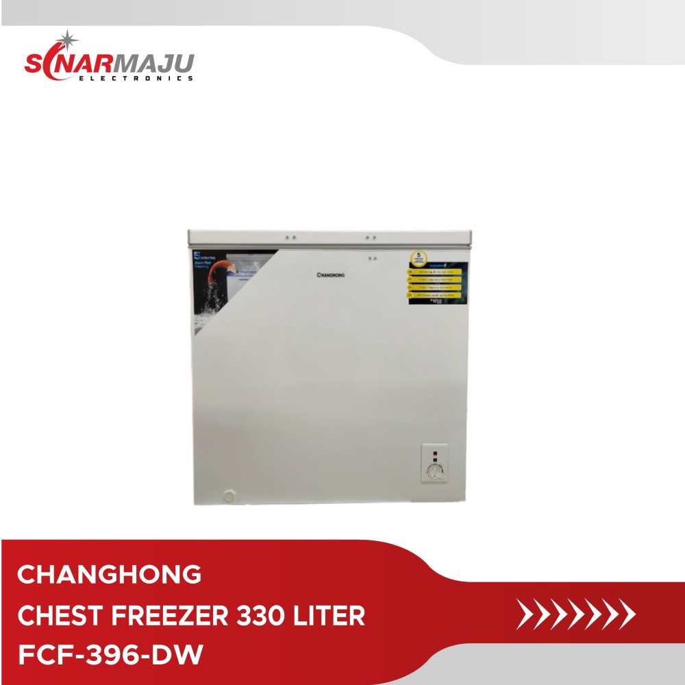 Chest Freezer Changhong 330 Liter FCF-396-DW