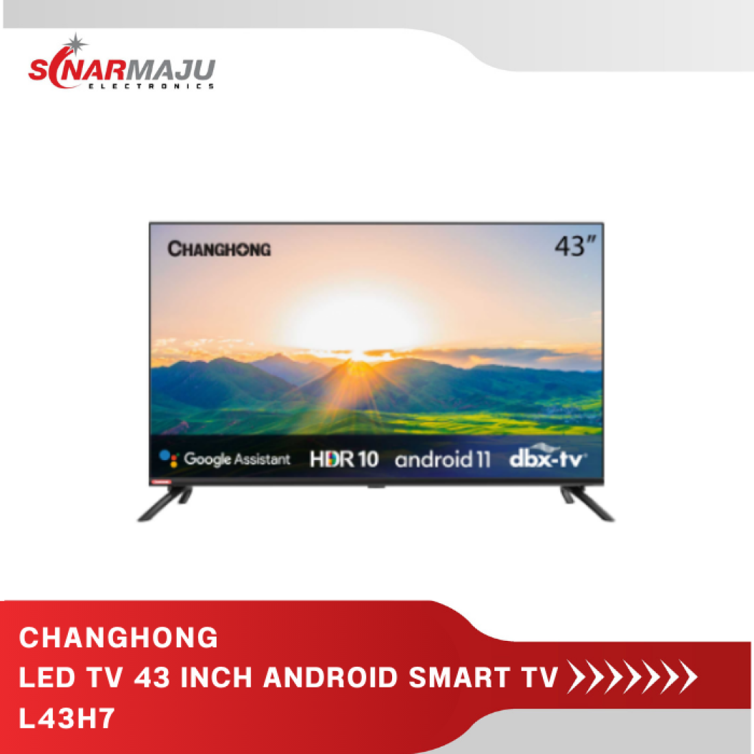 Led TV 43 Inch ChanGhong Android TV L43H7