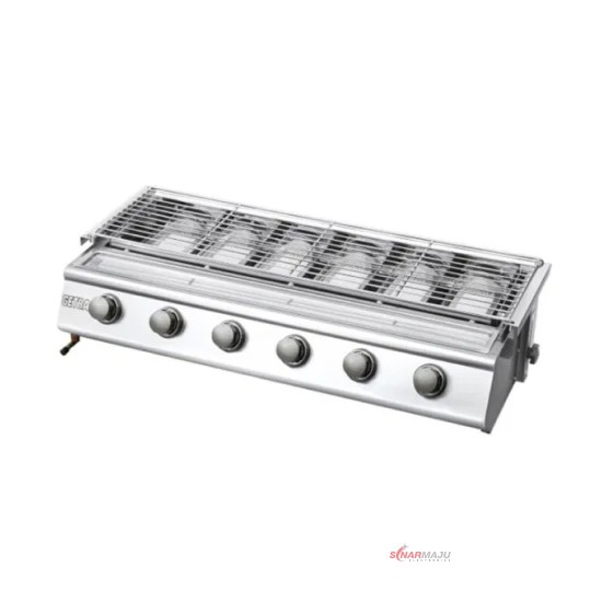 Getra 6 Burner BBQ Stainless BS-216