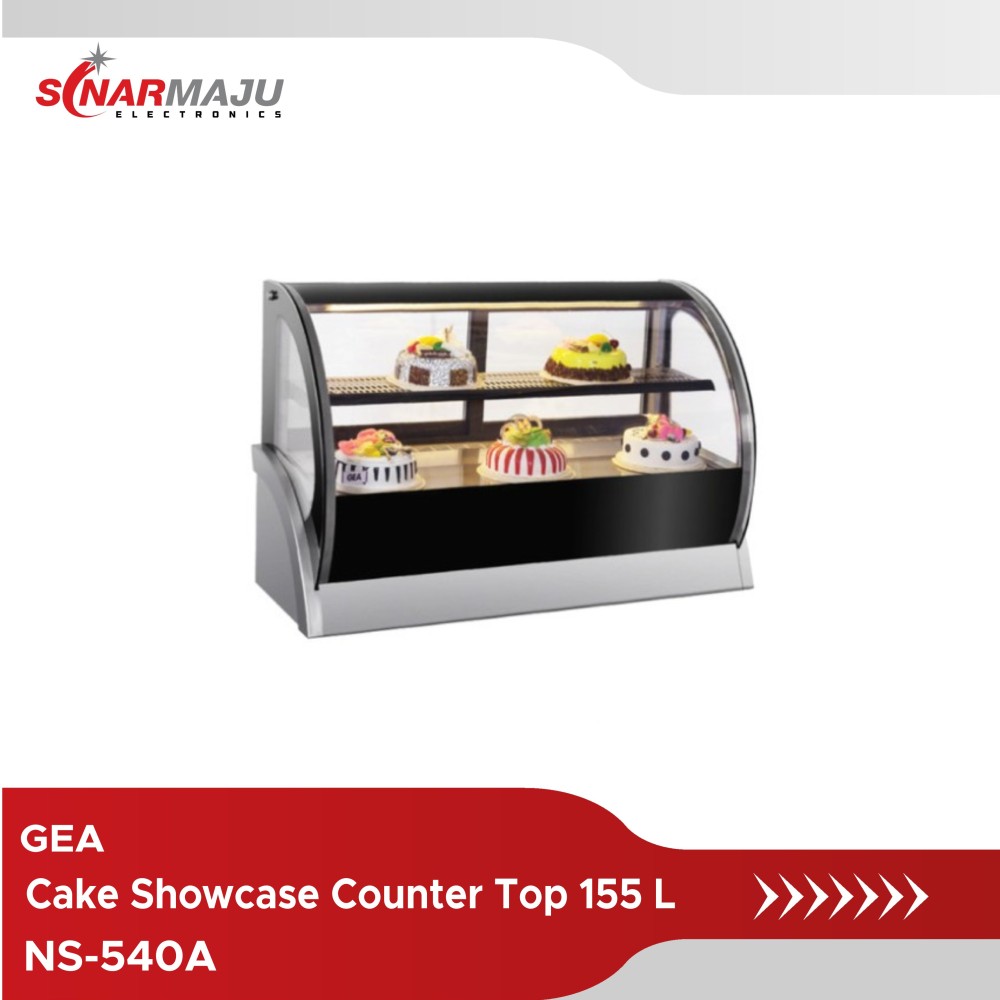 Counter Top Cake Showcase GEA 155 Liter NS-540A