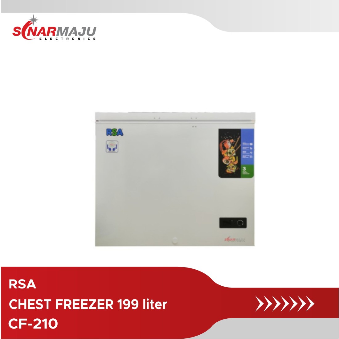 RSA Chest Freezer 199 Liter CF-210