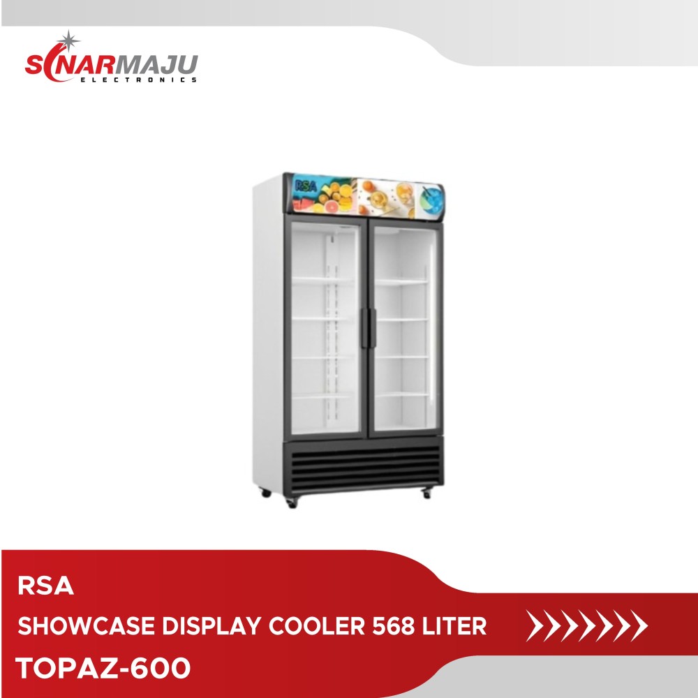 Showcase Display Cooler 568 Liter RSA TOPAZ-600