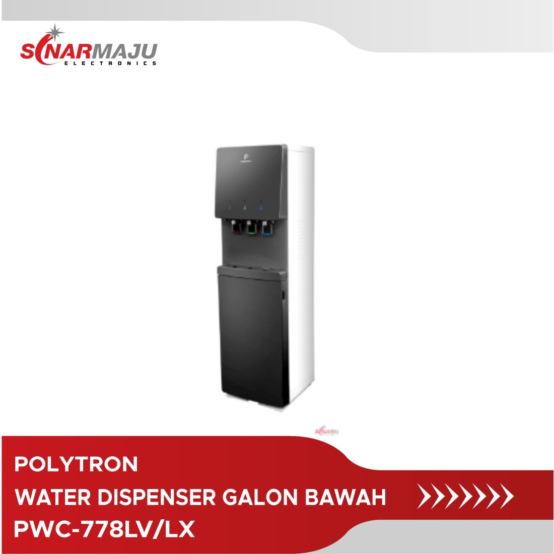 Water Dispenser Polytron Gallon Bawah PWC-778LV/LX