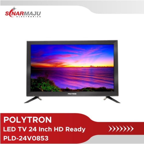 LED TV 24 Inch Polytron HD Ready Cinemax Sound Tower PLD-24TV1855 PLD ...