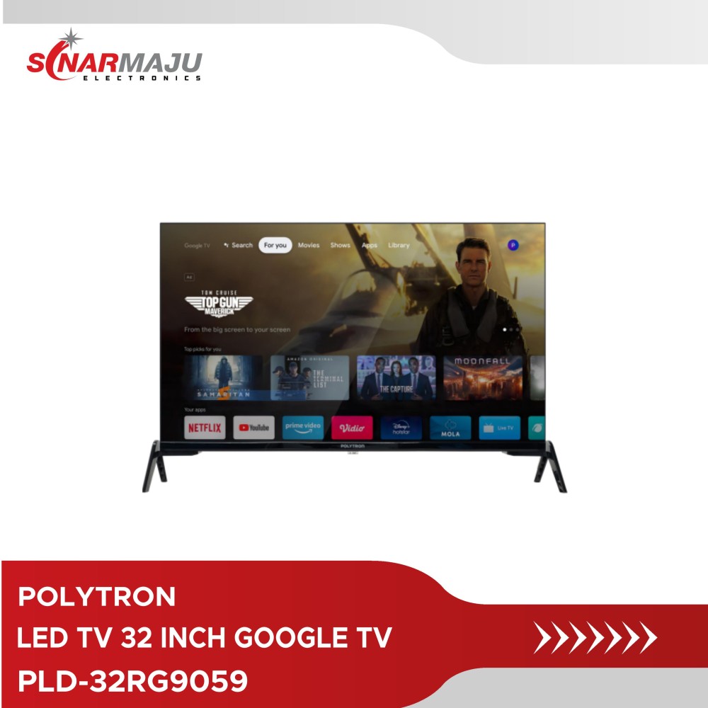 LED TV 32 INCH POLYTRON HD READY GOOGLE TV PLD-32RG9059