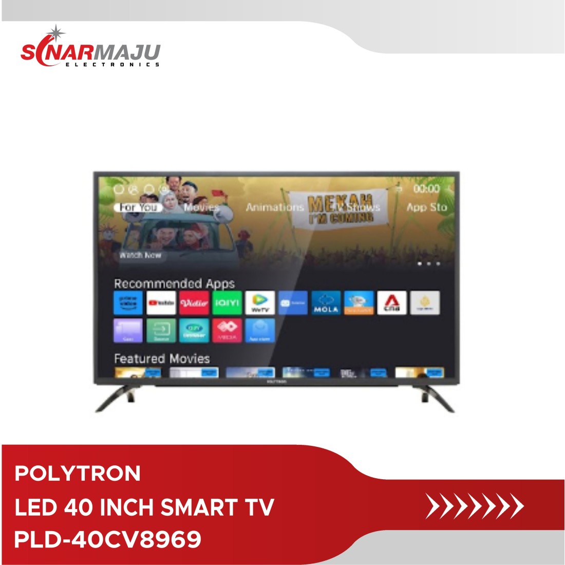 LED 40 INCH POLYTRON SMART TV PLD-40CV8969