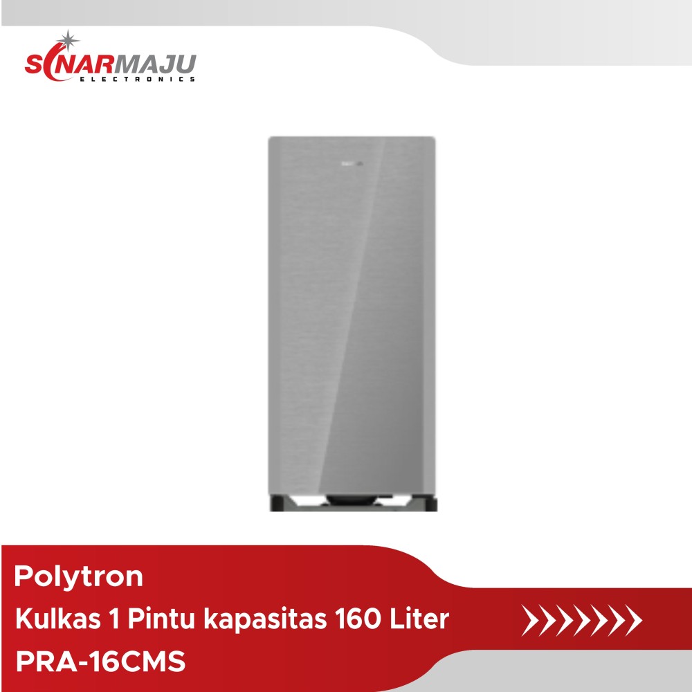 Kulkas 1 Pintu Polytron 160 liter PRA-16CMS
