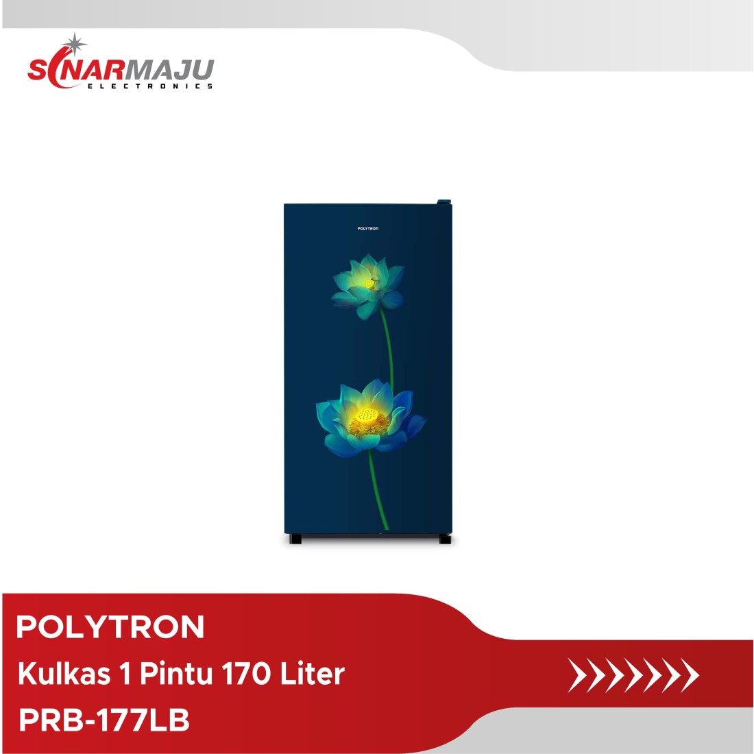 Kulkas 1 Pintu Polytron 170 Liter PRB-177LB