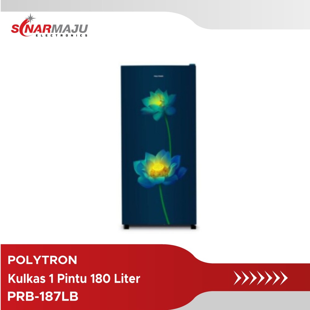 Kulkas 1 Pintu Polytron 180 Liter PRB-187LB