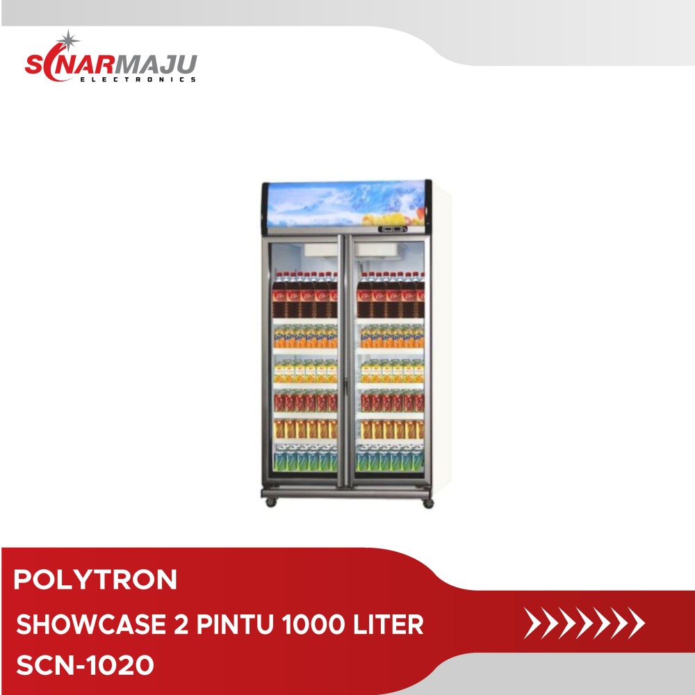 Polytron Showcase 2 Pintu 1000 Liter SCN-1020