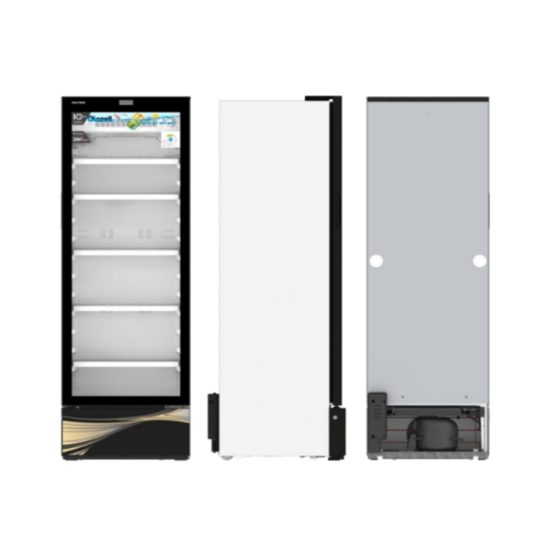 Showcase 1 Pintu Polytron 280 Liter SCN-288