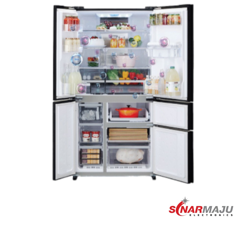 KULKAS SIDE BY SIDE SHARP 800 LITER SJ-IFX93PM-DS