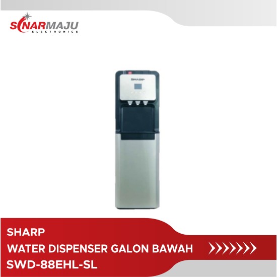 Dispenser Galon Bawah Sharp Standing Dispenser SWD-88EHL-SL