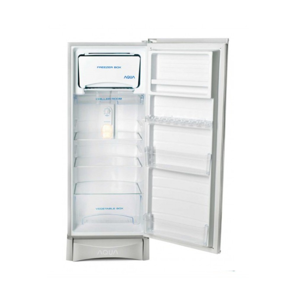 Kulkas 1 Pintu Aqua Refrigerator 162 Liter AQR-D190DS/S