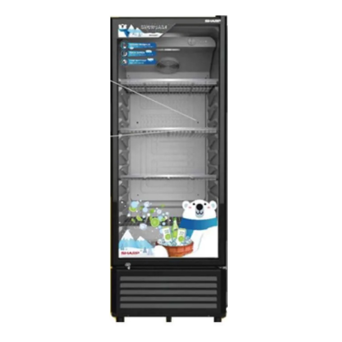 Sharp Showcase 1 Pintu 250 Liter SCH-250FS