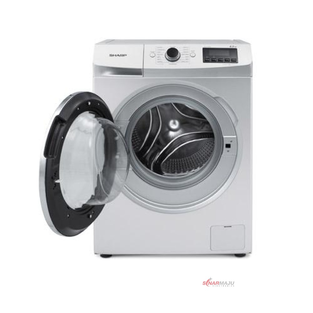 Sharp Mesin Cuci 1 Tabung 7 Kg Front Loading ES-FL1073W