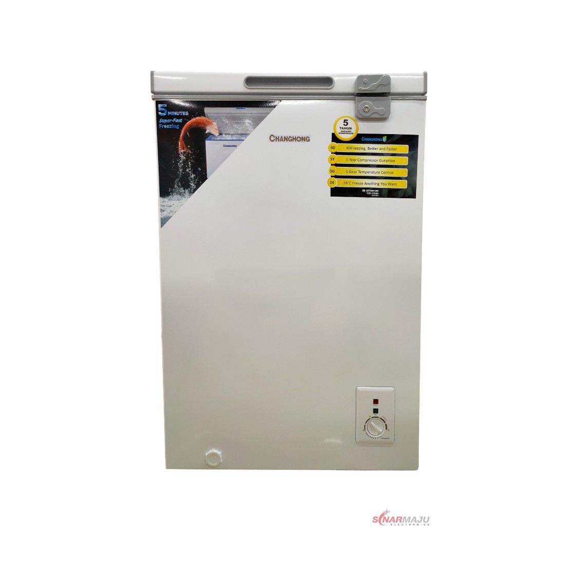 Chest Freezer Changhong 110 Liter FCF-136-DW