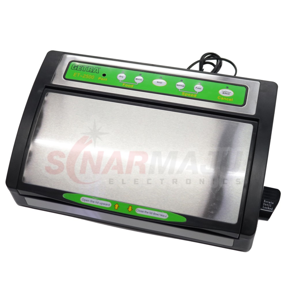 Getra Mesin Vakum dan Penyegel Plastik ET-2500 Vacuum Packing Machine