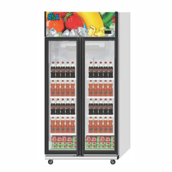 RSA Showcase Display Cooler 2 doors JADE - 860 Liter