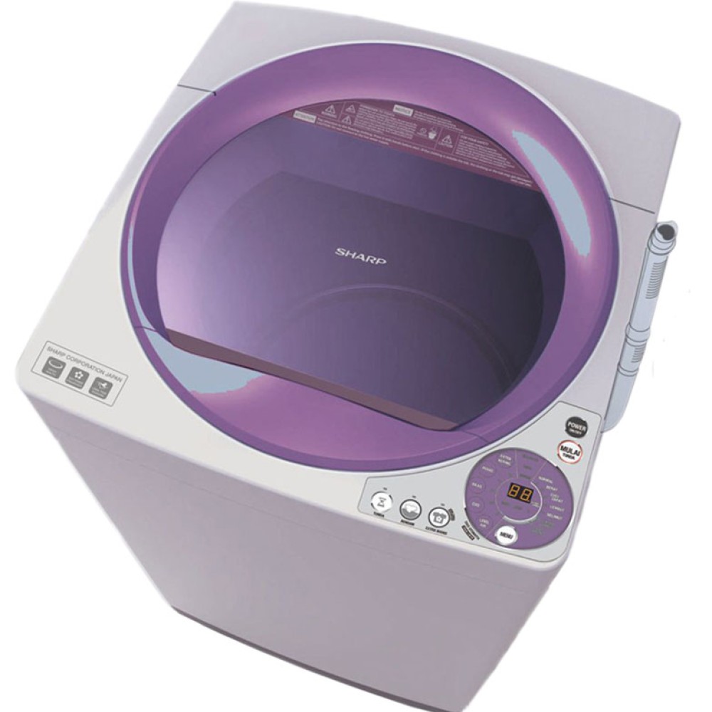 Sharp Mesin Cuci 1 Tabung 9 Kg Top Loading ES-M906P-GR/GB